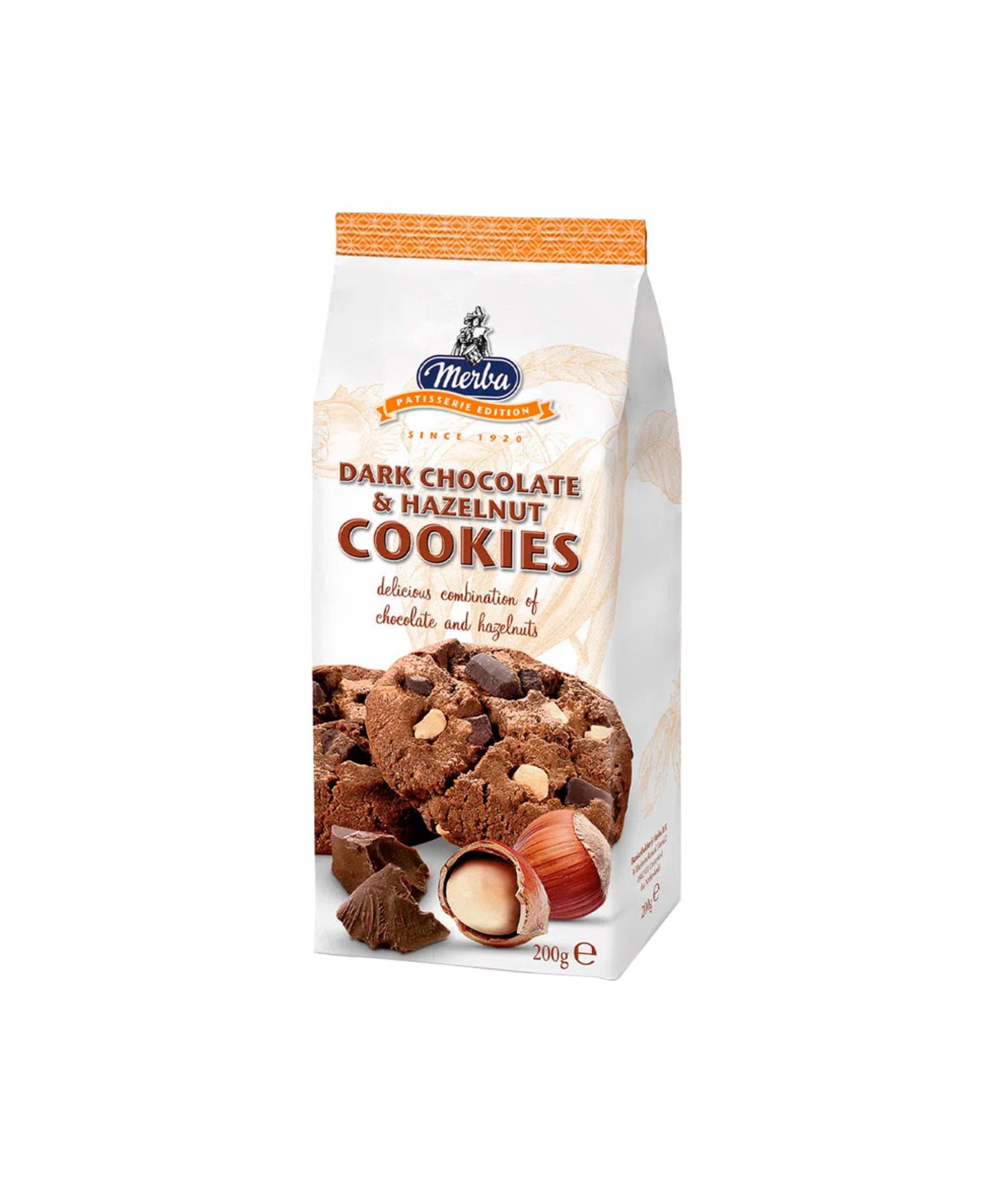 MERBA DARK CHOOLATE & HAZELNUTS 200 GR - Bodega Mi Amiga