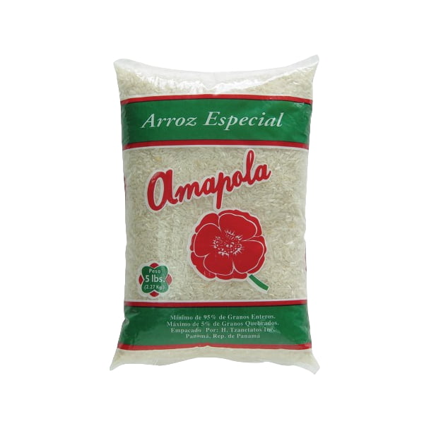 AMAPOLA ARROZ ESPECIAL 5 LB - Bodega Mi Amiga