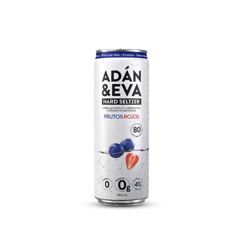 adan y eva frutos rojos lata 355ml - Bodega Mi Amiga