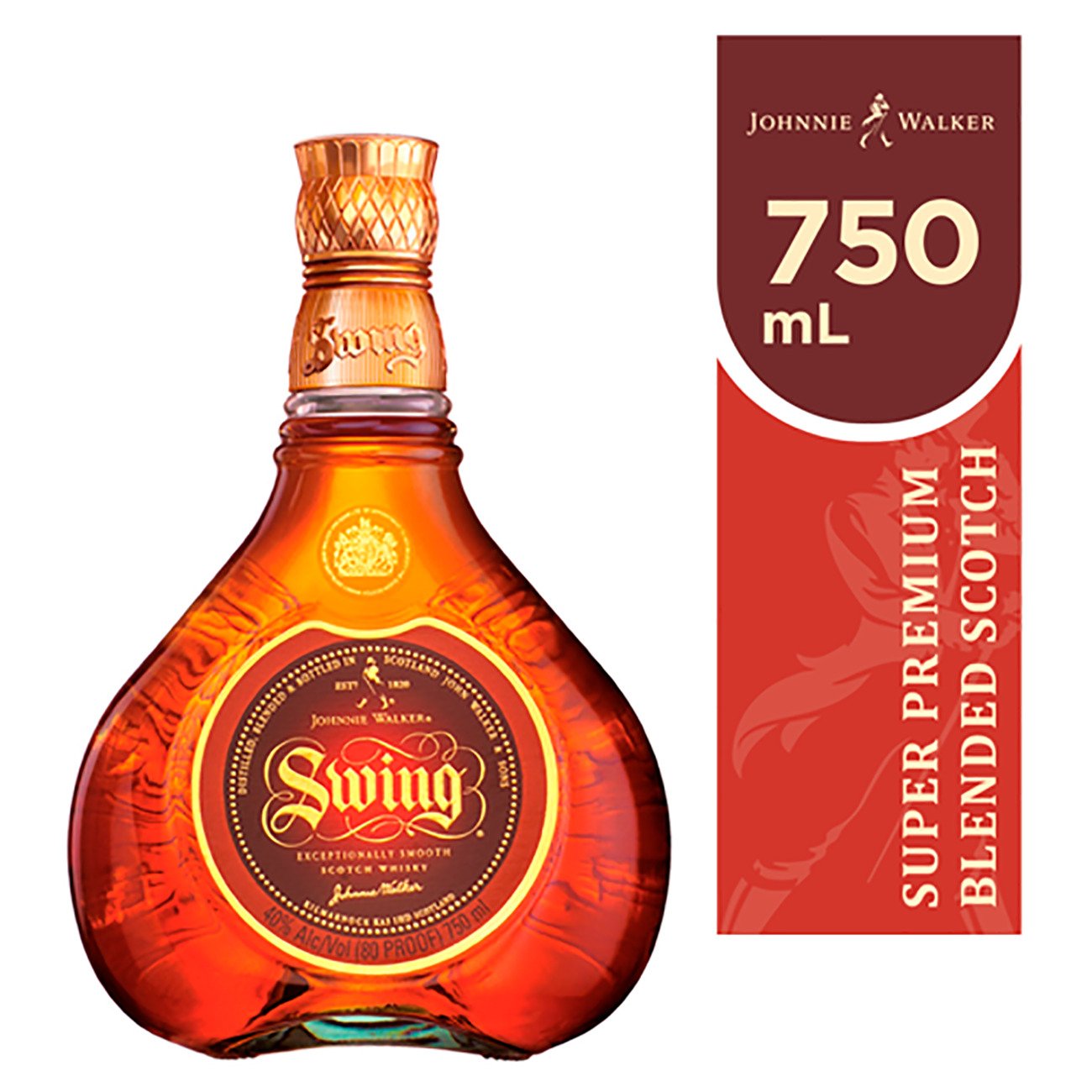 johnnie walker swing 750 ml - Bodega Mi Amiga