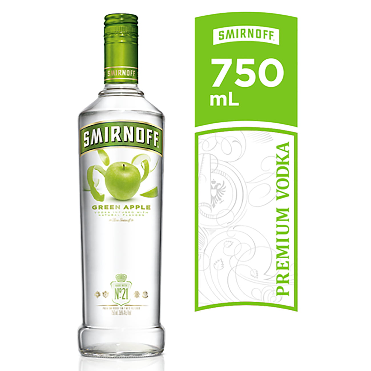 smirnoff twist apple 750 ml - Bodega Mi Amiga