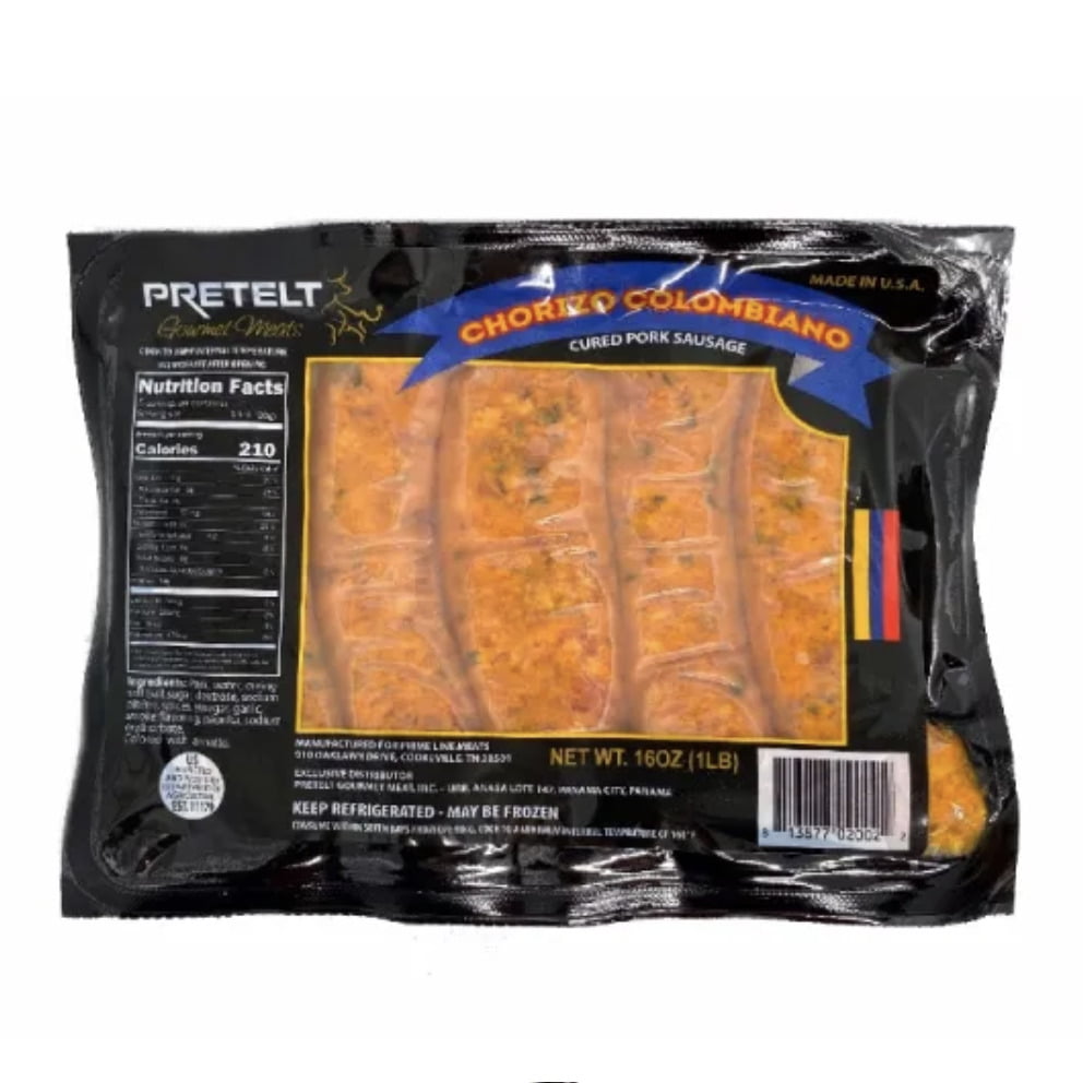 PRETELT CHORIZO COLOMBIANO 1LB - Bodega Mi Amiga