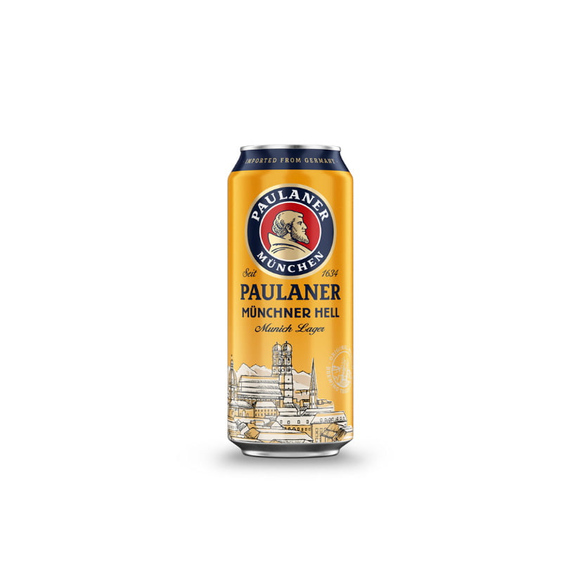 paulaner muncher hell lata 500 ml - Bodega Mi Amiga