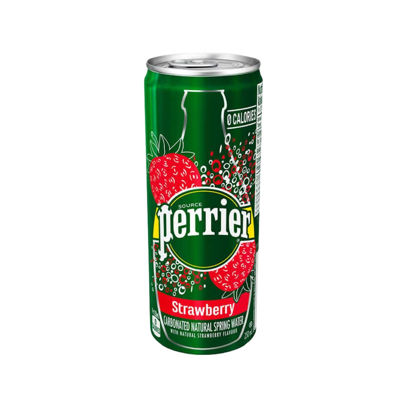 perrier slim can strawberry lata 250 ml - Bodega Mi Amiga