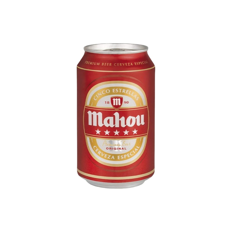 mahou 5 estrellas lata 330 ml - Bodega Mi Amiga