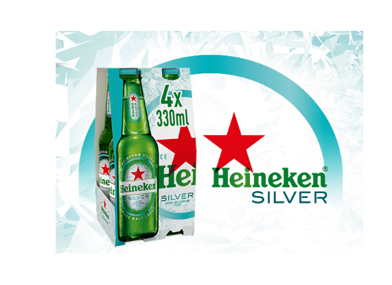 HEINEKEN SILVER BOT 330ML 4PACK - Bodega Mi Amiga